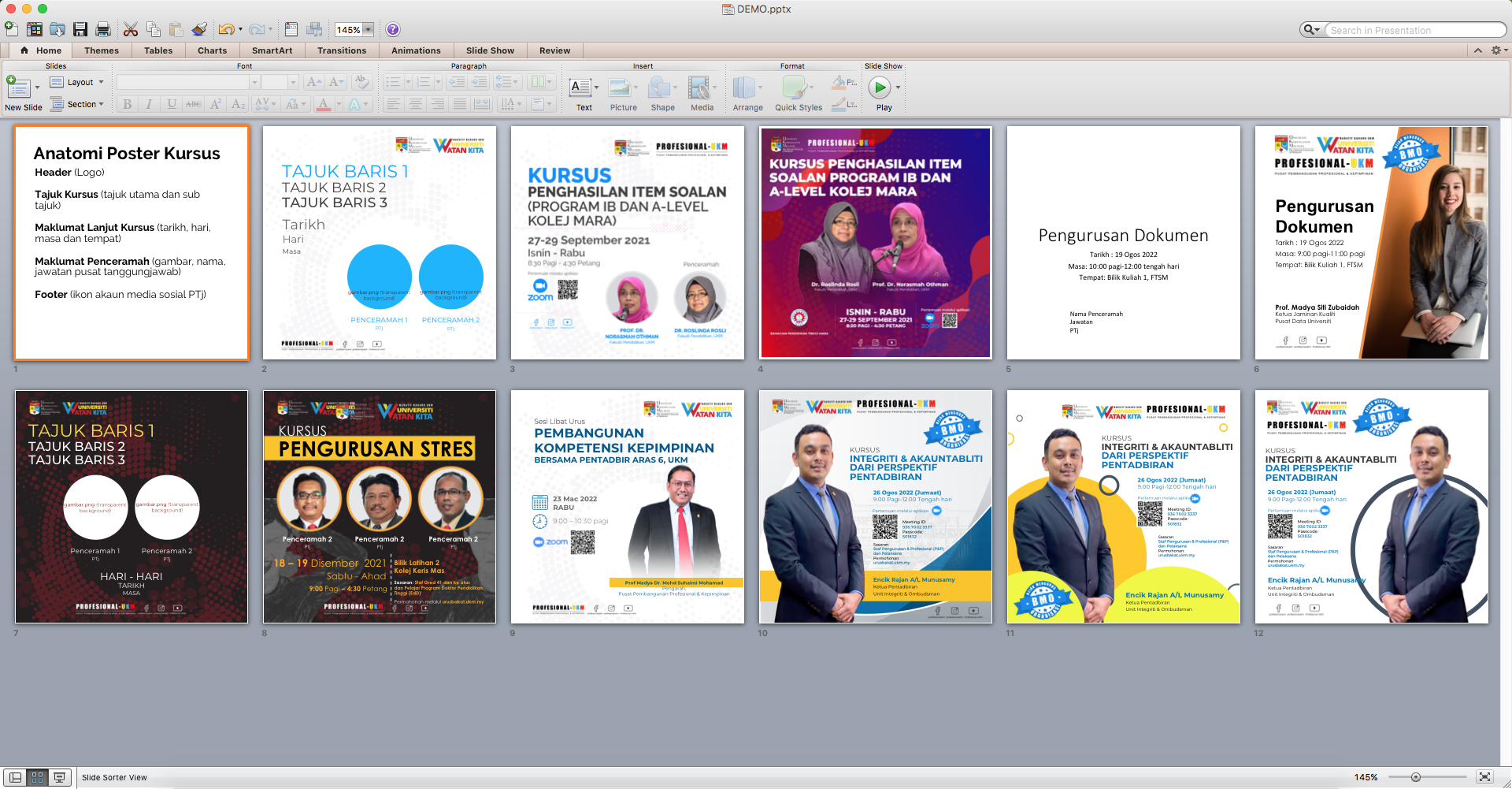 Nak Buat Poster Kursus? Senang Je.. | Pusat Pembangunan Profesional ...