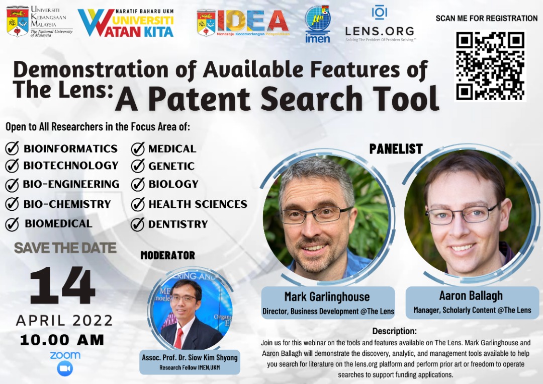 Demonstration of Available Features of The Lens: A Patent Search Tool ...