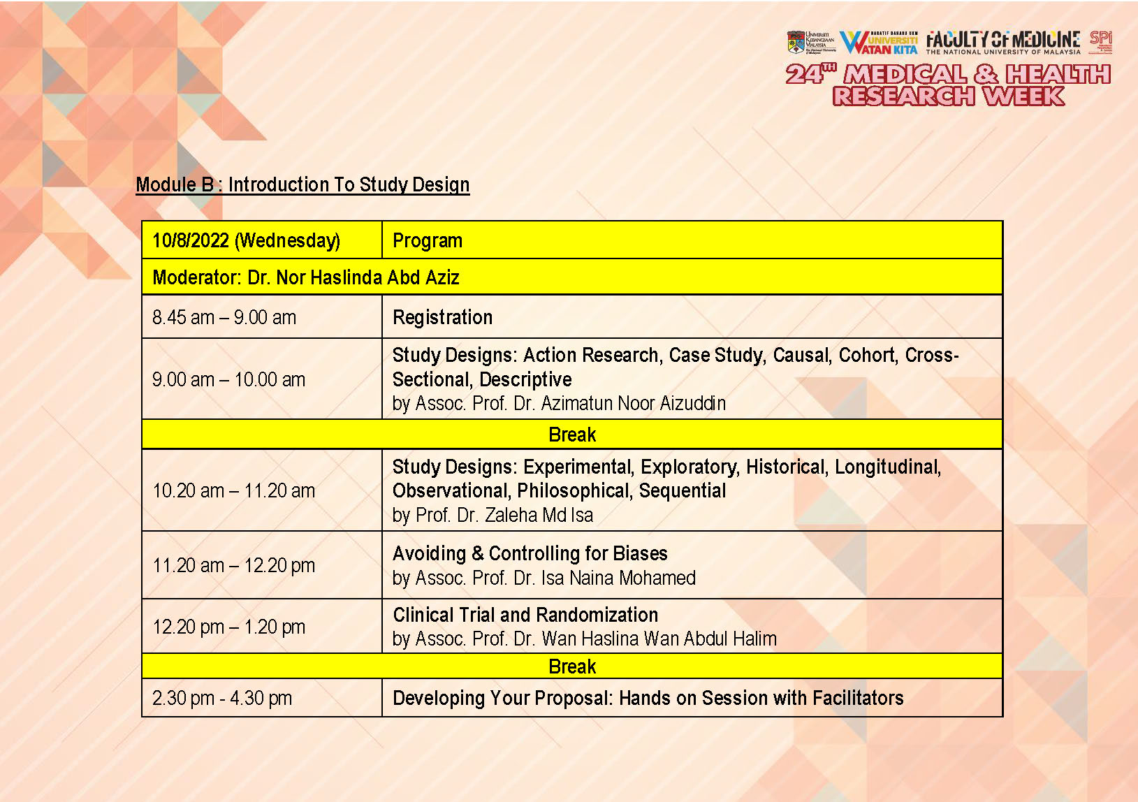 Medical & Health Research Week - Secretariat of Research & Innovation ...