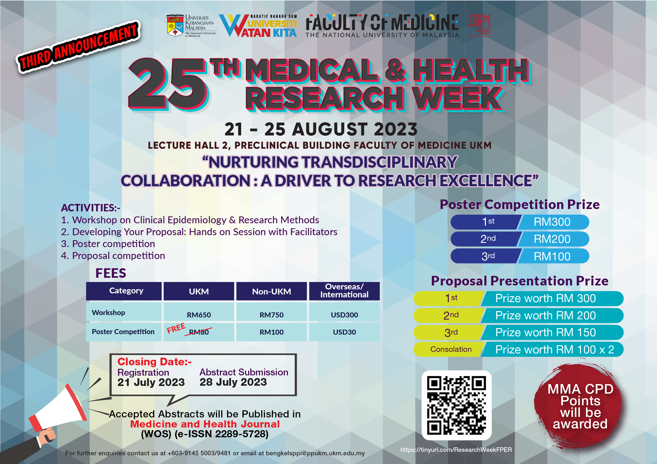 Medical & Health Research Week - Secretariat of Research & Innovation ...