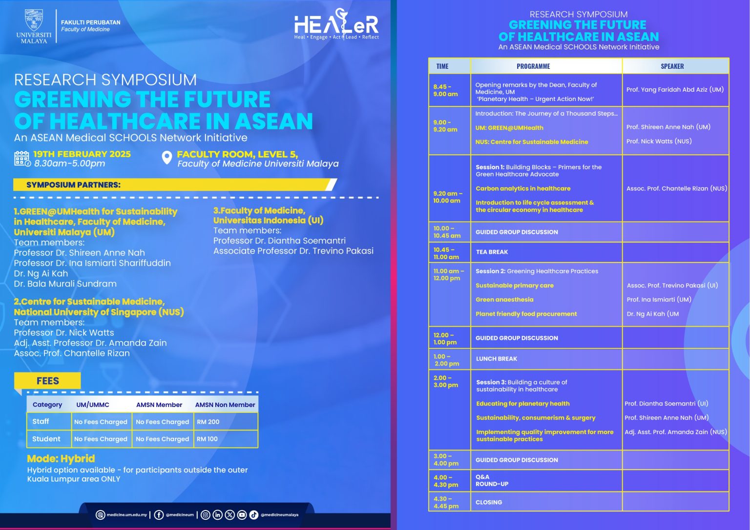 Research Symposium – Greening the Future of Healthcare in ASEAN ...