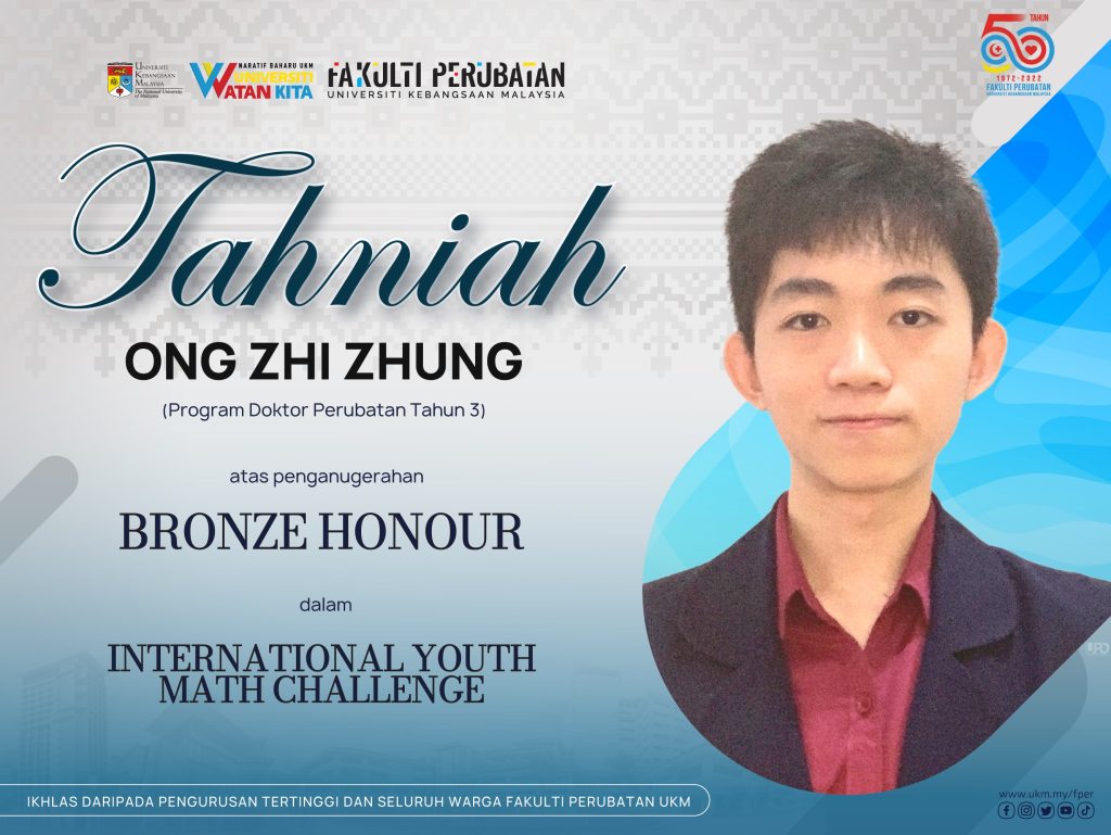 Congratulations Ong Zhi Zhung - Sekretariat Pengajian Prasiswazah