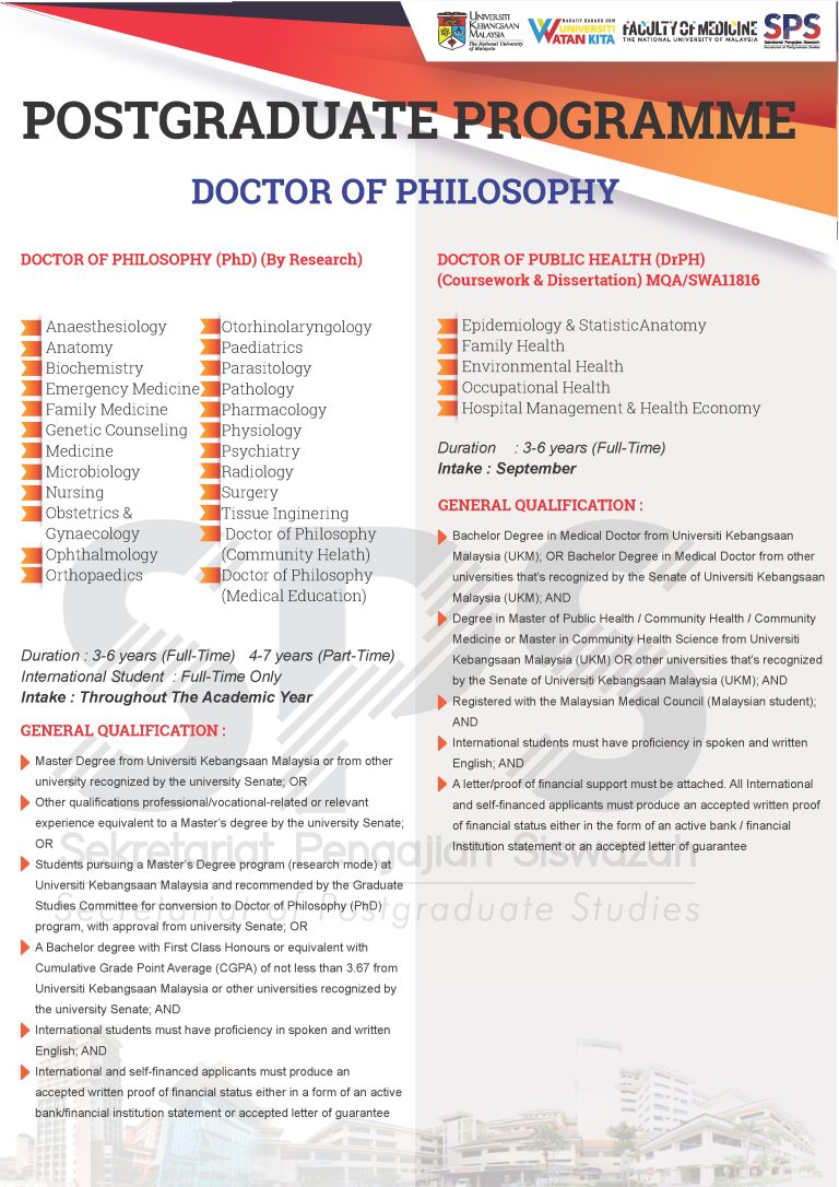 Doctor of Public Health (DrPH) - Secretariat of Postgraduate Studies