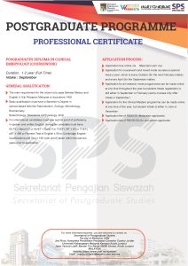 Brochure - Secretariat of Postgraduate Studies