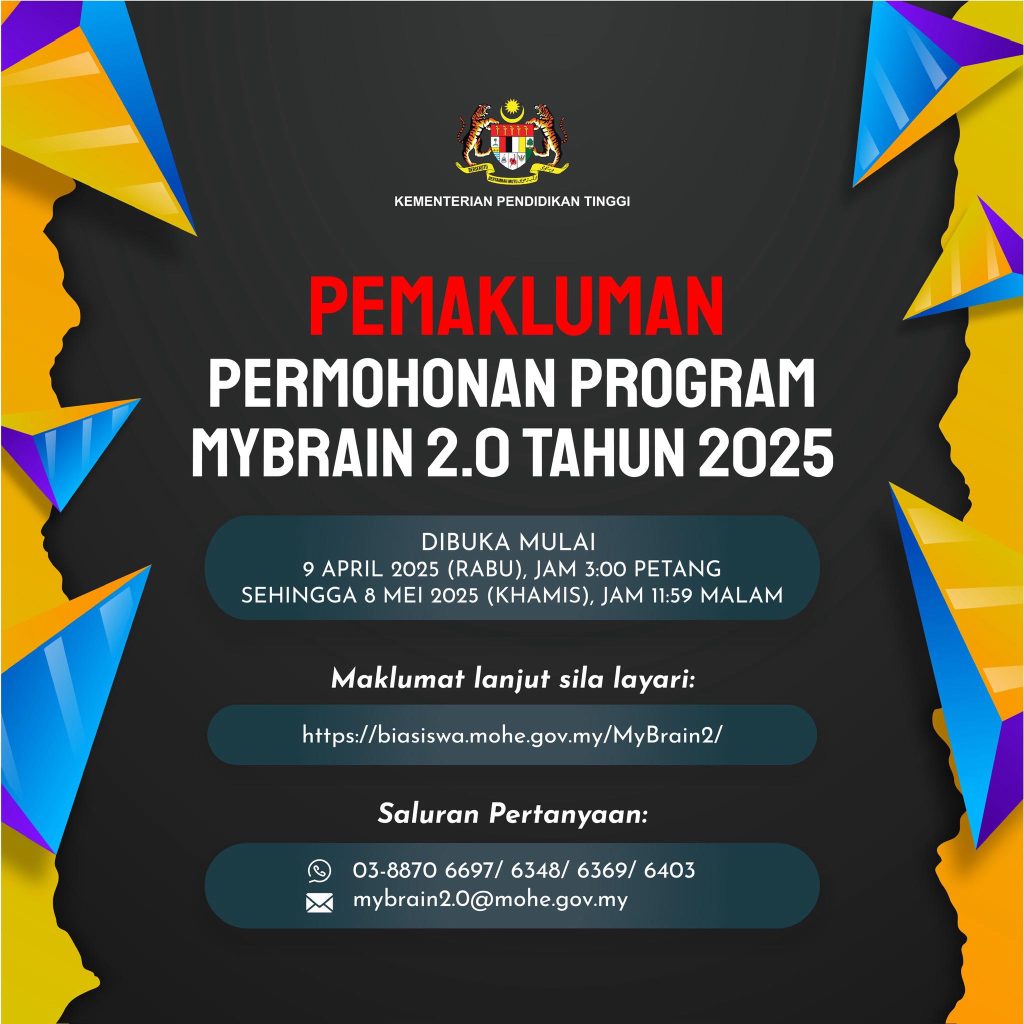 2025 MYBRAIN 2.0 PROGRAM APPLICATION - Secretariat of Postgraduate Studies