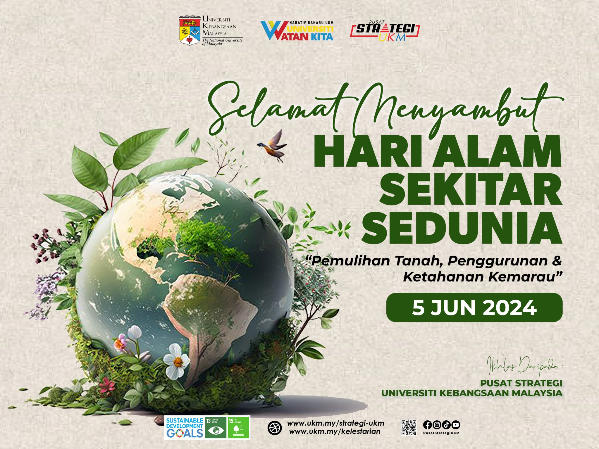 Selamat Hari Alam Sekitar Sedunia 2024 – Pusat Strategi UKM