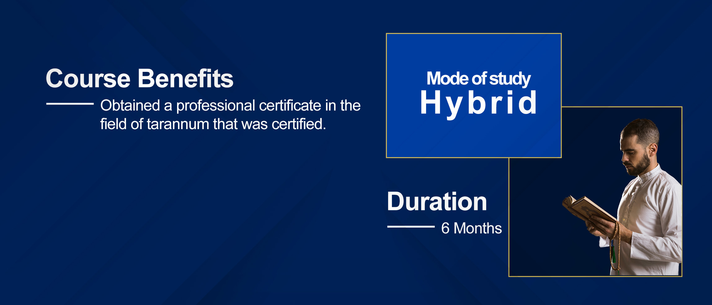 Professional Certificate in Tarannum Al-Quran – StudyUKM