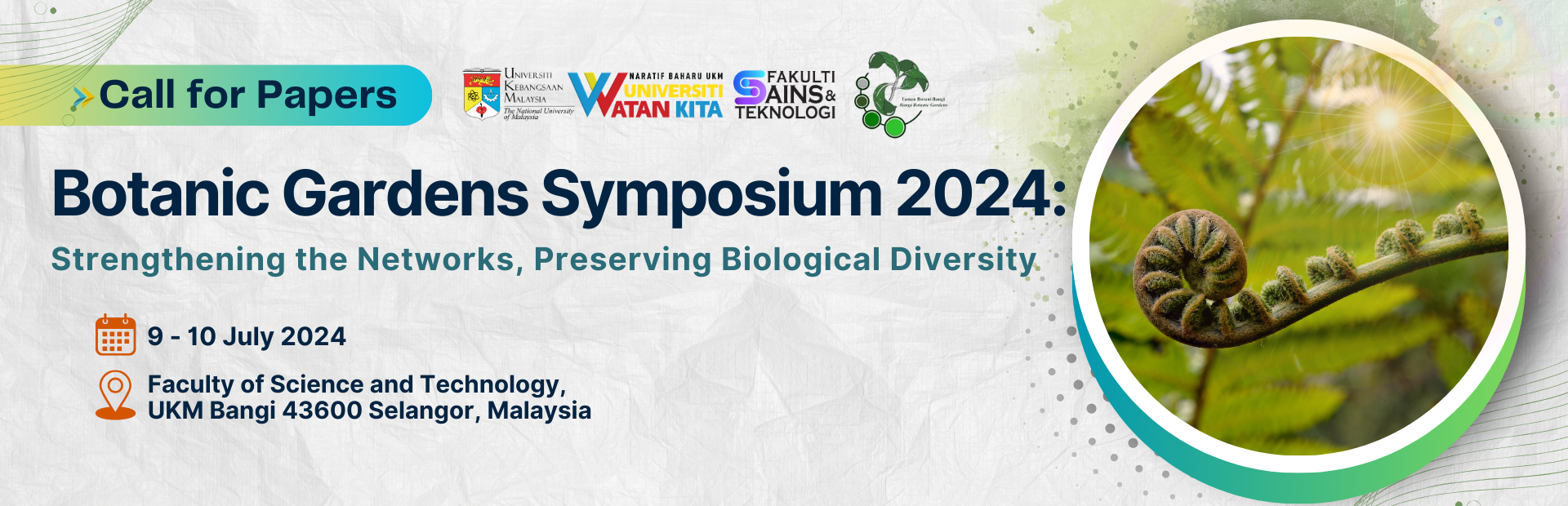 Botanic Gardens Symposium 2024 – Taman Botani Bangi