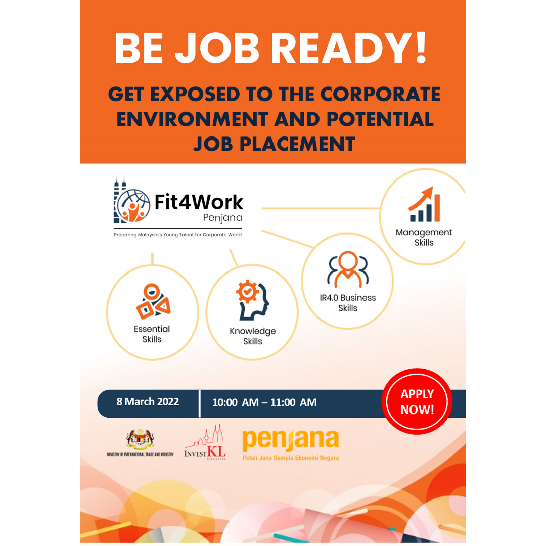 Fit4Work Roadshow Invitation Cohort 3 | PUSAT PEMBANGUNAN KARIER UKM ...