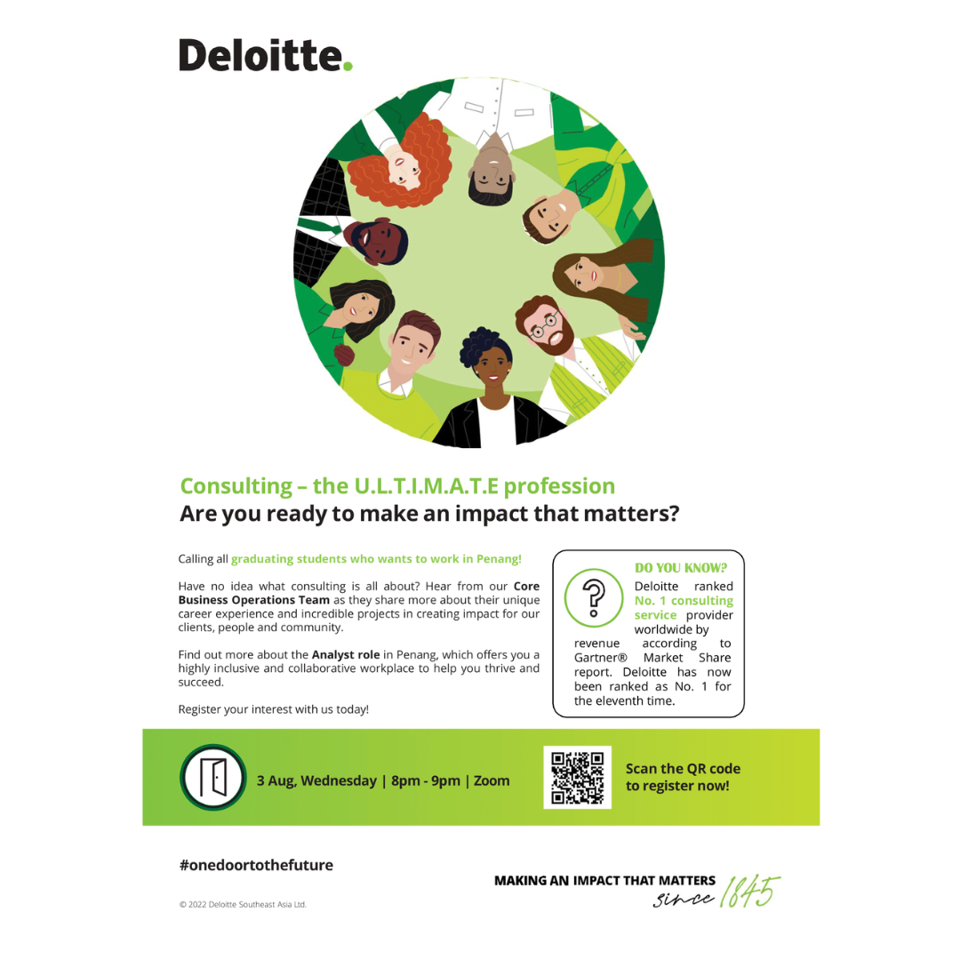 Deloitte Consulting Webinar | PUSAT PEMBANGUNAN KARIER UKM / UKM CAREER ...