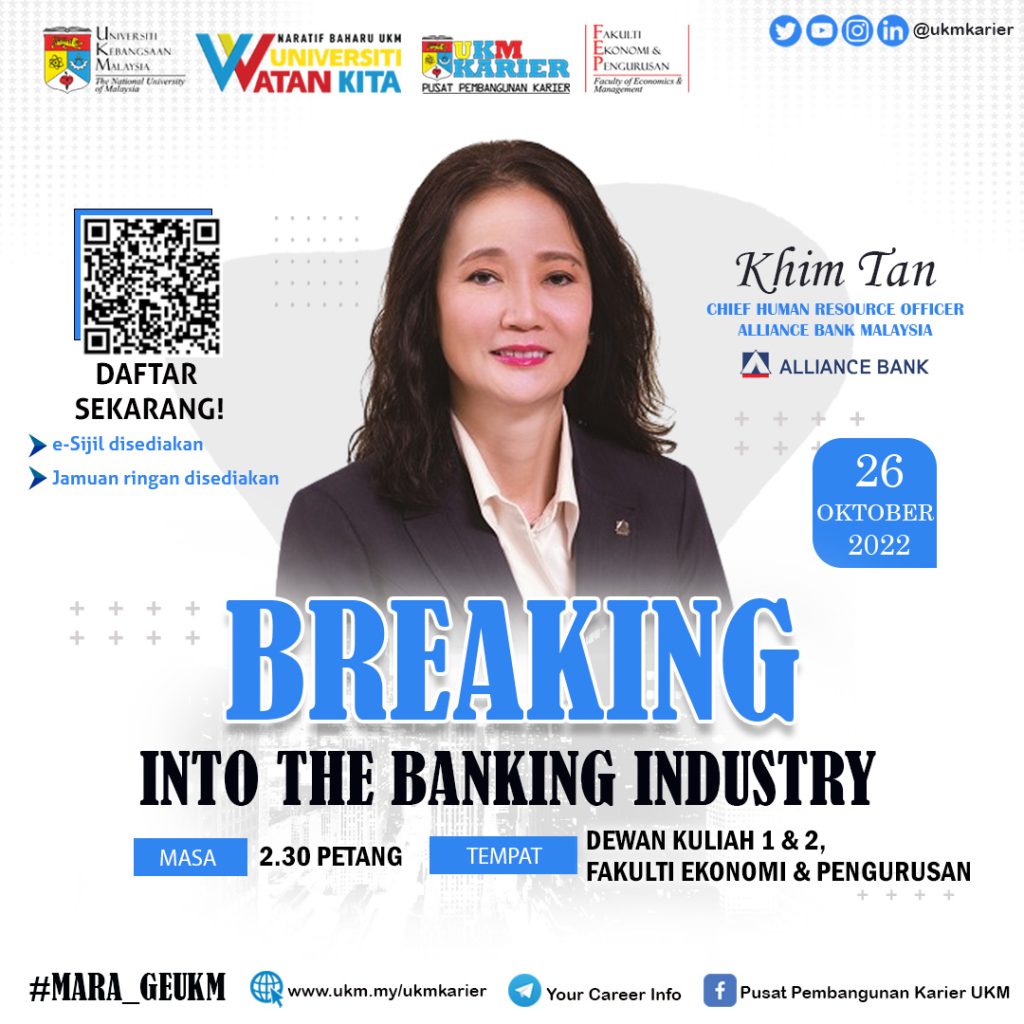 Ceramah Kerjaya bersama Alliance Bank: Breaking Into The Banking ...