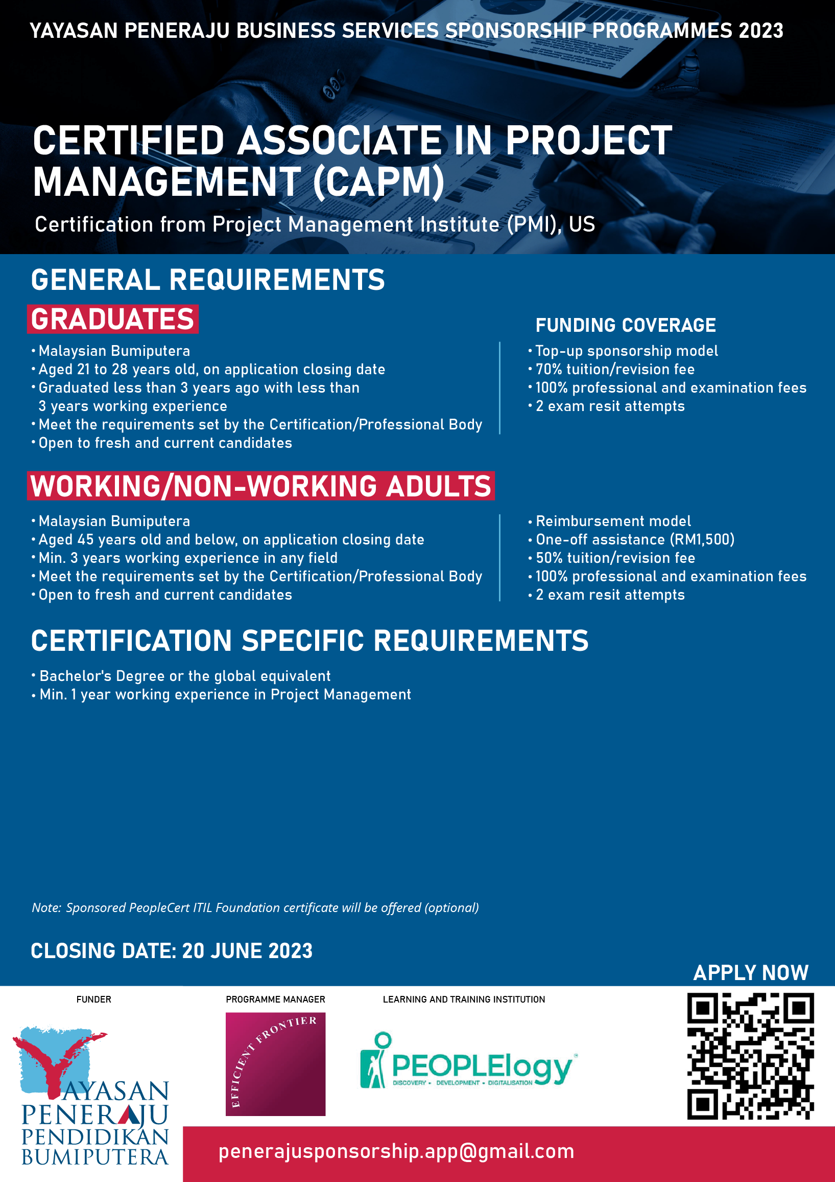 Yayasan Peneraju Sponsorship Programmes – Business Services Programmes ...