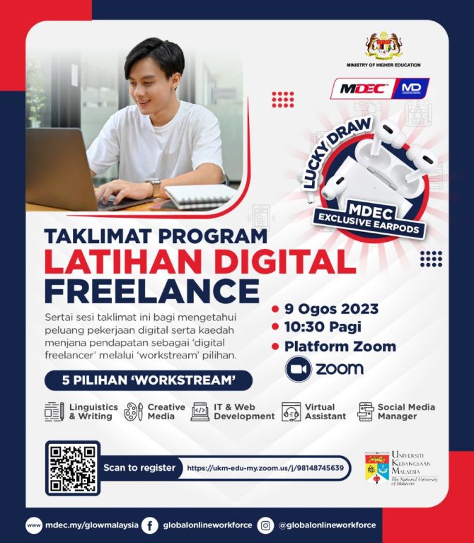 Taklimat Program Latihan Digital Freelance | PUSAT PEMBANGUNAN KARIER UKM / UKM CAREER ...
