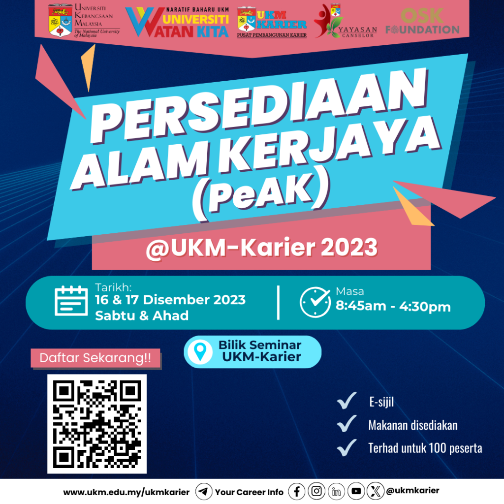 LAMAN UTAMA | PUSAT PEMBANGUNAN KARIER UKM / UKM CAREER ADVANCEMENT CENTRE