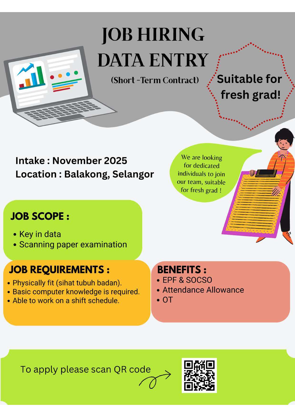 Job Posting – Data Entry Role under PNMB Project | PUSAT PEMBANGUNAN ...