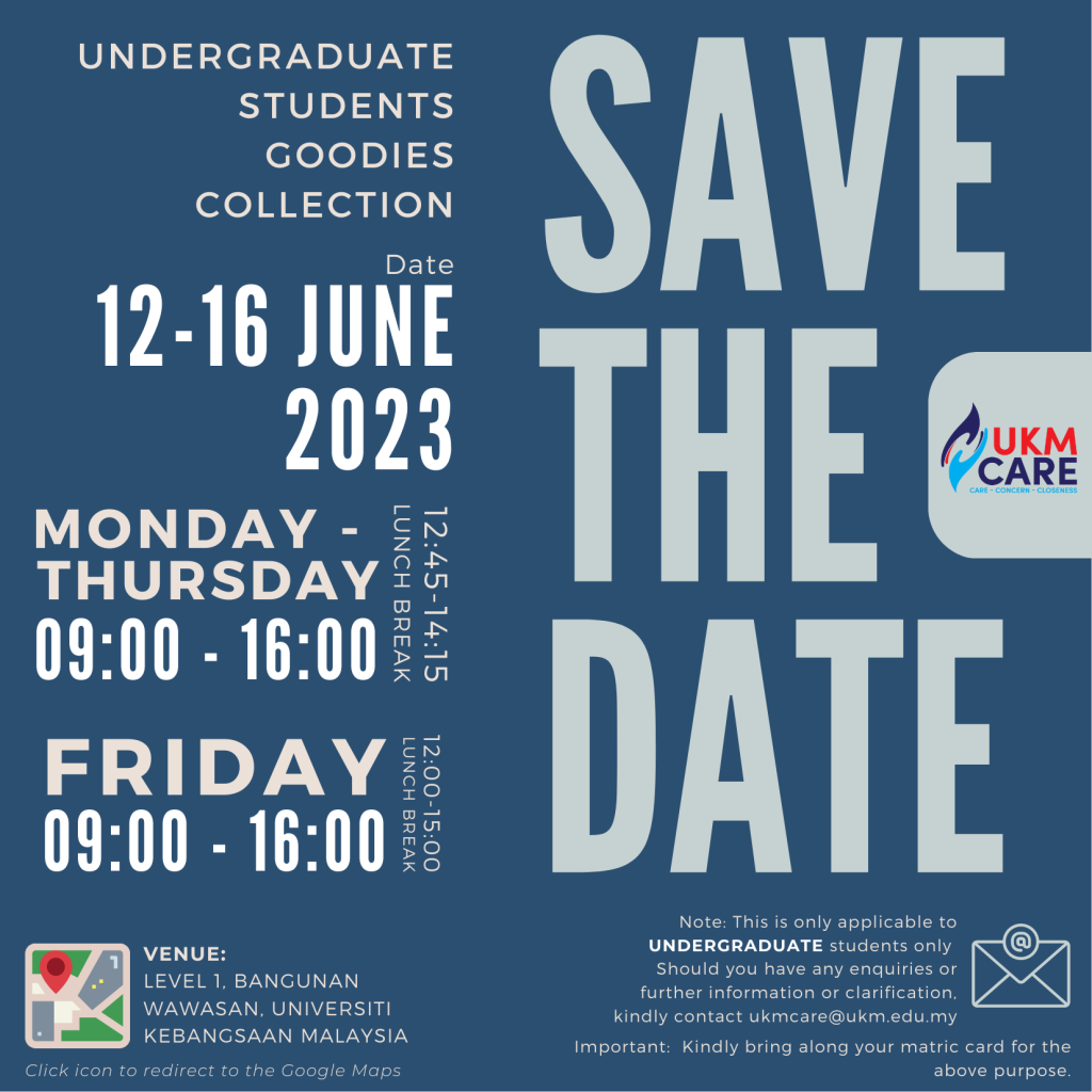 [30/05/2023] New Student Goodies Collection | Pusat Pembentukan ...