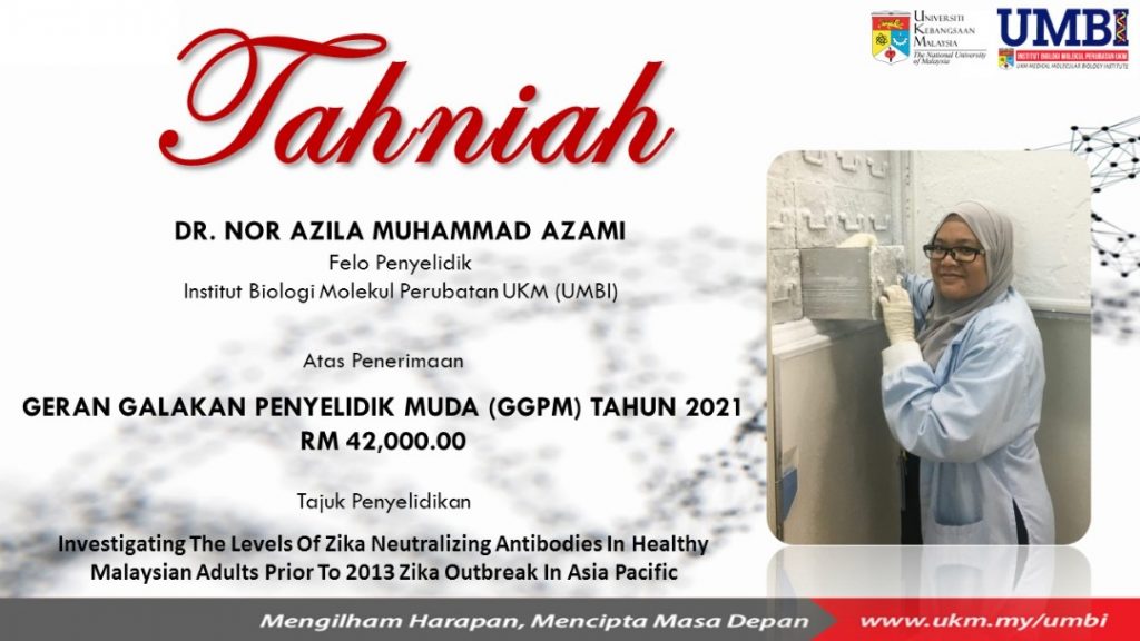 Ucapan Tahniah – Dr. Nor Azila Muhammad Azami | UKM Medical Molecular ...