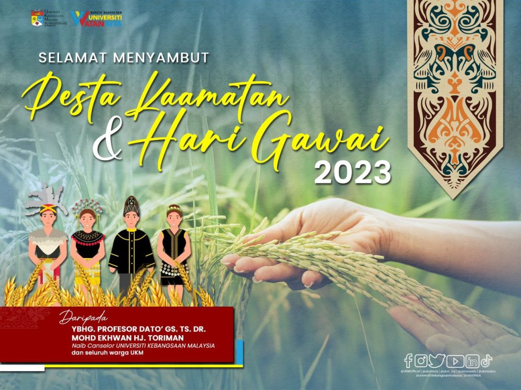 Selamat Menyambut Pesta Kaamatan & Hari Gawai 2023 | UKM Medical Molecular Biology Institute