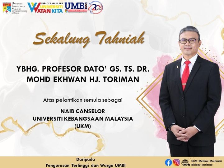 Sekalung Tahniah Kepada YBhg. Profesor Dato’ Gs. Ts. Dr. Mohd Ekhwan Hj ...