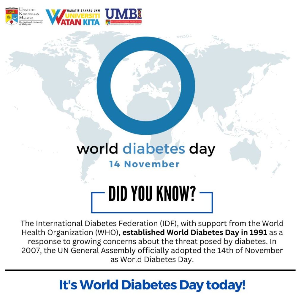 Today is World Diabetes Day! | UKM Medical Molecular Biology Institute