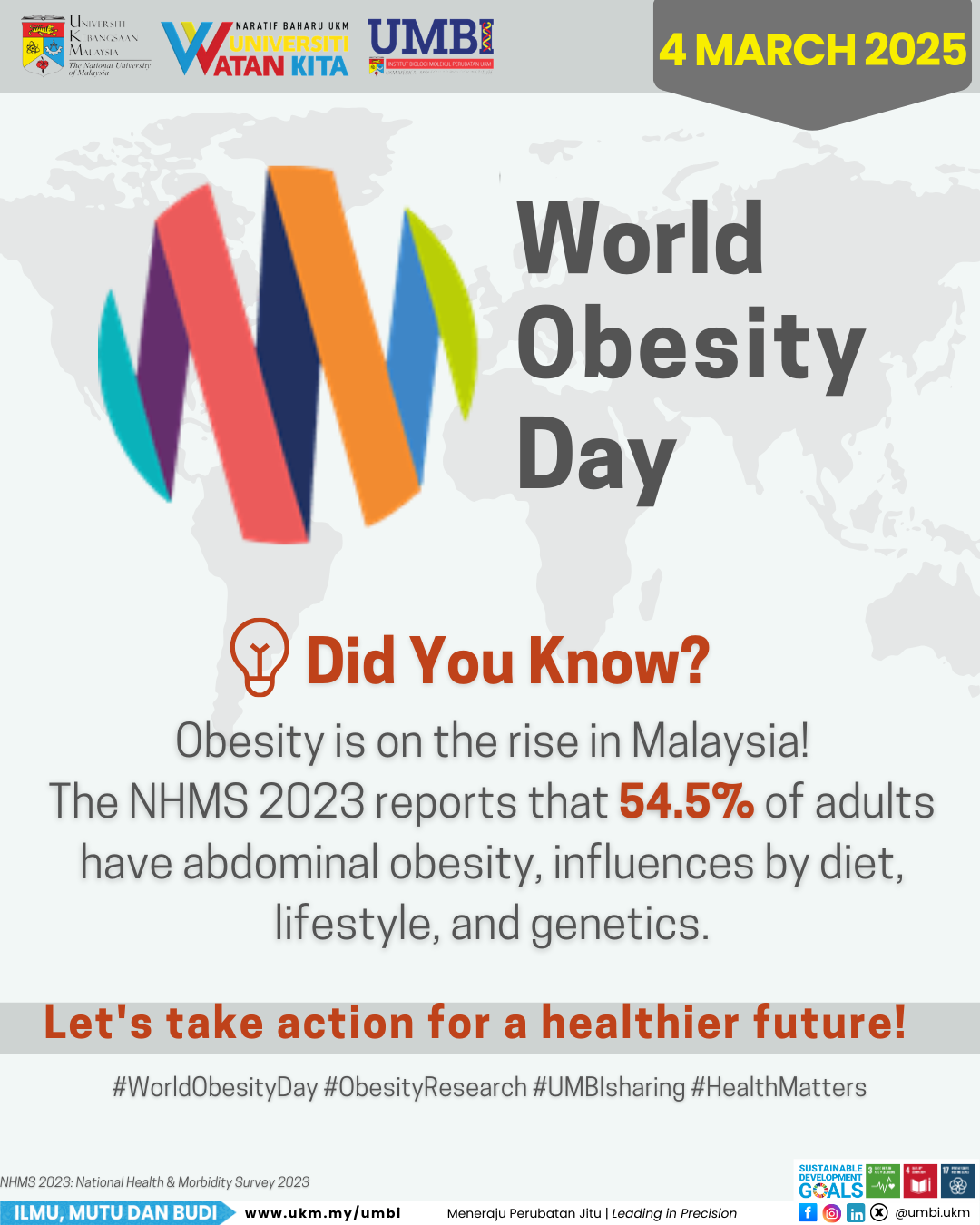 World Obesity Day 2025 | UKM Medical Molecular Biology Institute
